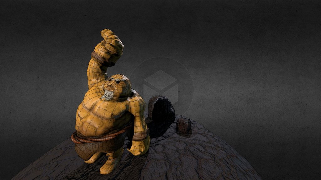 Goron Inspired Character for School assignment - 3D model by tas2312 ...