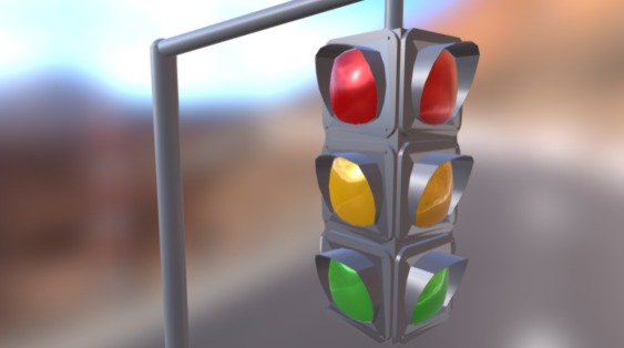 Stop Light - 3D model by ChrystelBuhler [dca366e] - Sketchfab