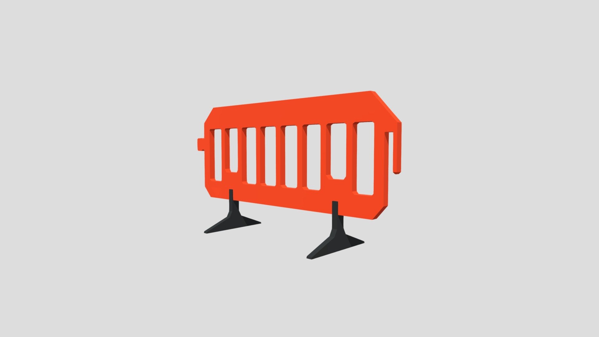 Plastic barrier - Download Free 3D model by YCh_Yahya (@ChYahya ...