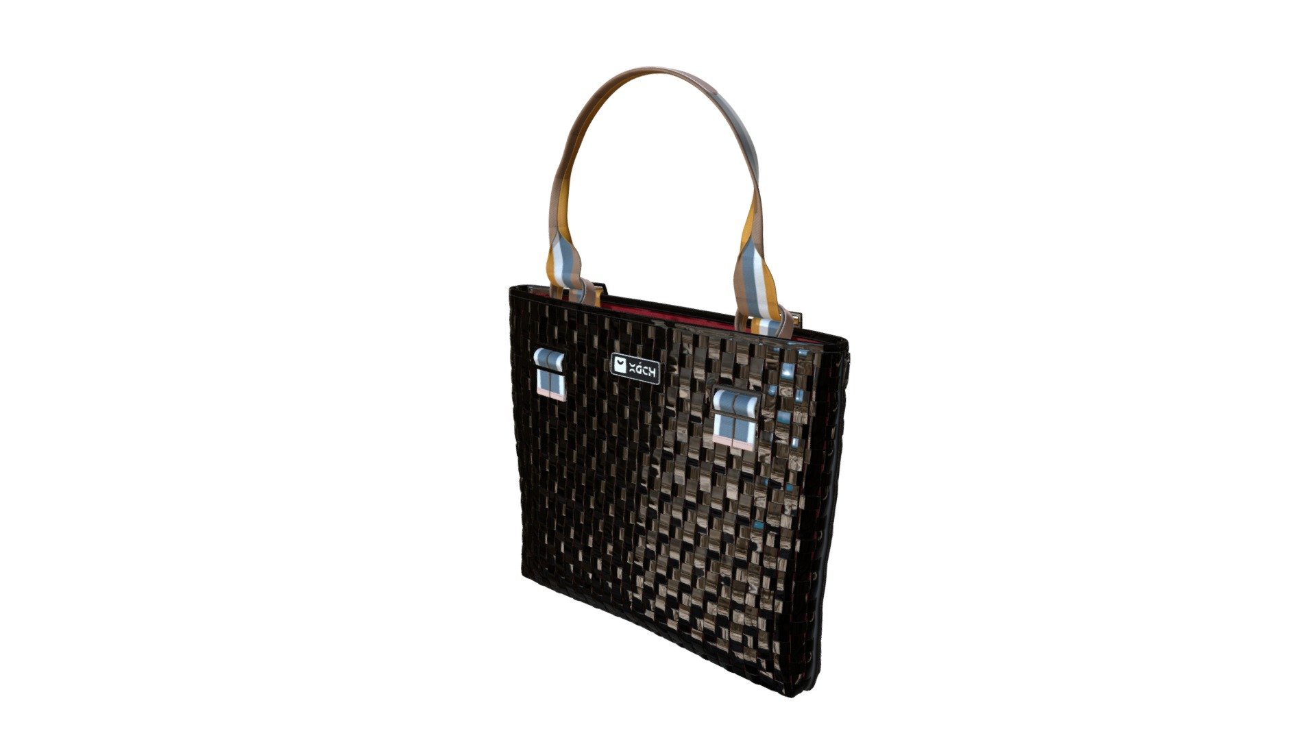 Enhancement RoseTote Bag Stage 2- Black - Yellow - 3D model by Xach ...