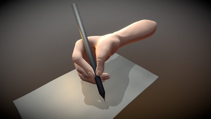 Handwriting 3D models - Sketchfab