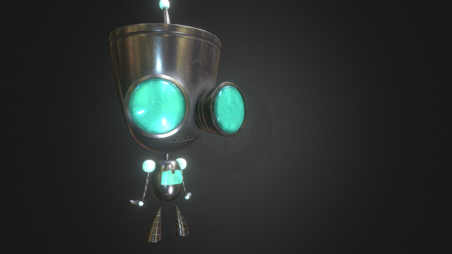GIR - Invasor Zim - 3D model by Ian Diaz (@Dyckzu) [dca78aa] - Sketchfab