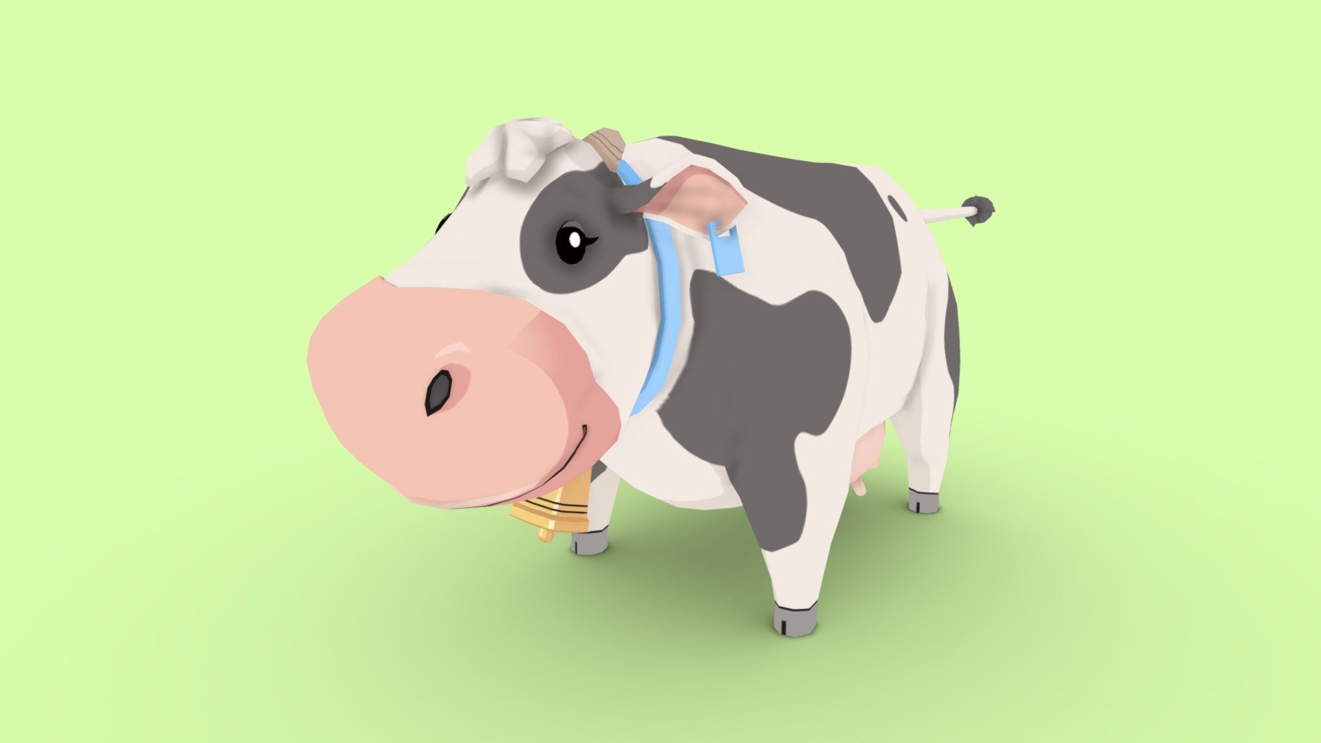 white cow of azure lane - Download Free 3D model by Network manager ...