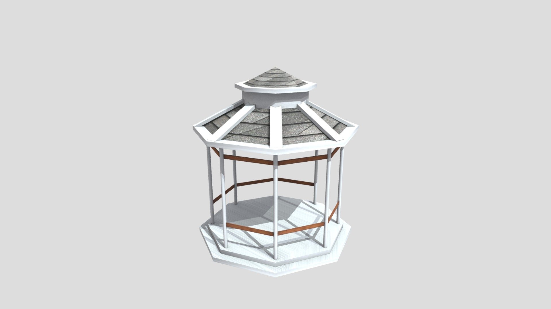 Garden Gazebo - 3D model by HannahAshby [dca864b] - Sketchfab