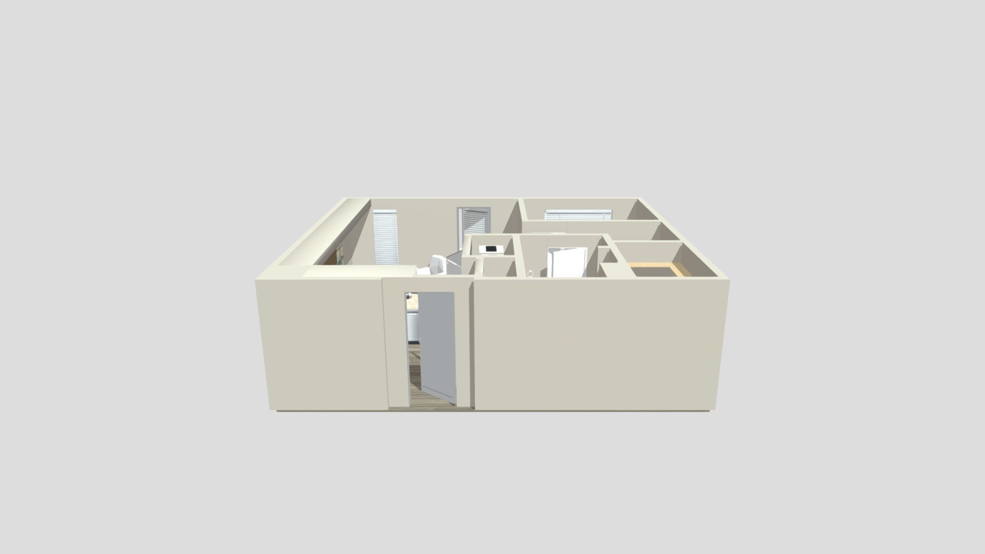 2nd FLOOR PLAN 6_19_23 - 3D model by Interactive 3D Data (@proteinsimulation) [dcaadc3] - Sketchfab