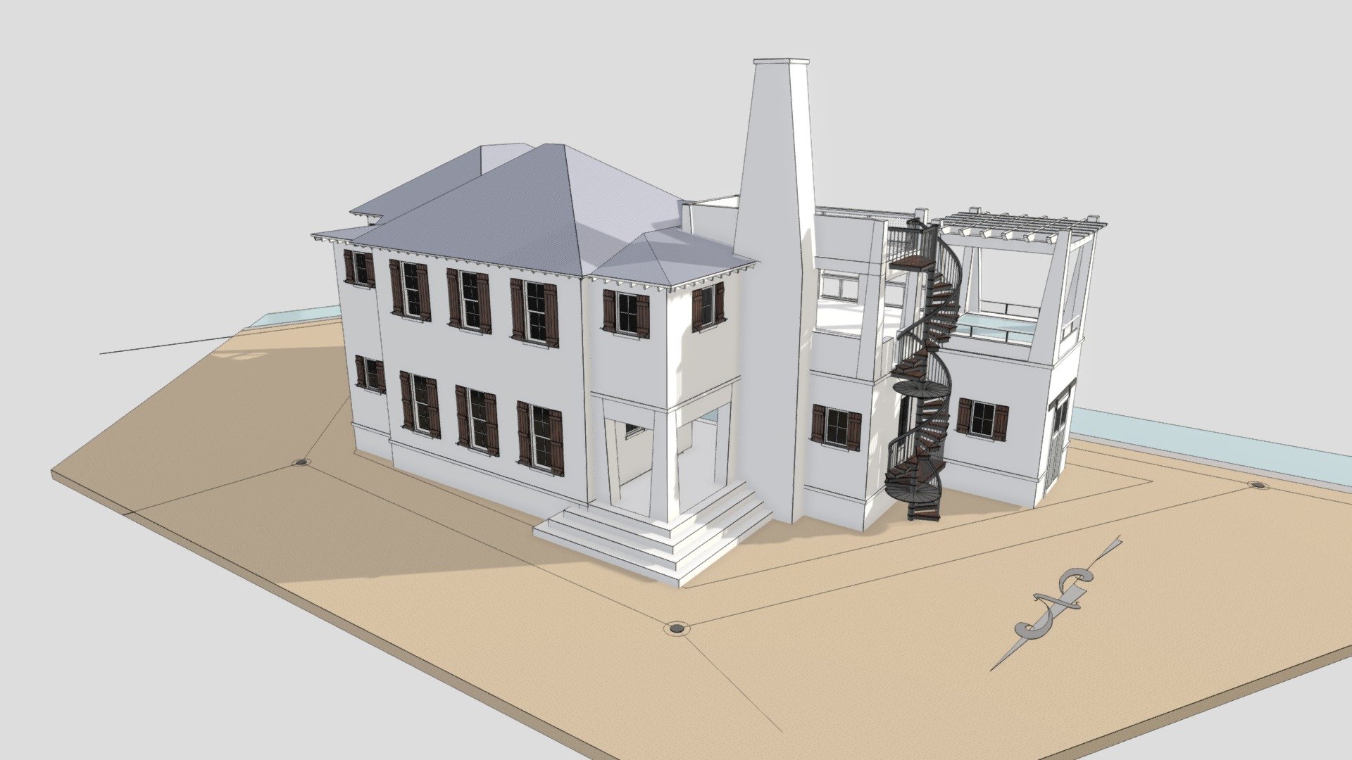 Jurak Conceptual Massing Model - 3D model by Allison Ramsey Architects ...