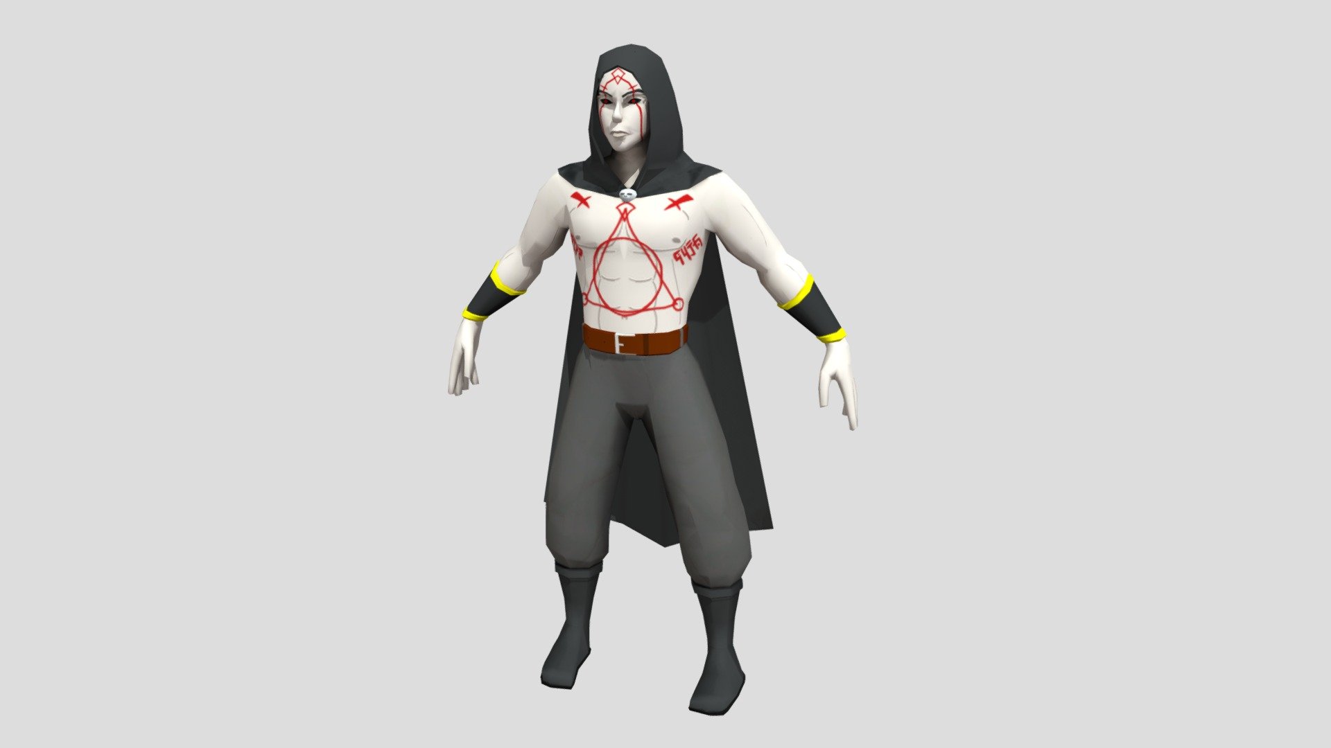 Low Poly Necromancer Character - Download Free 3D model by Doingyman1 ...