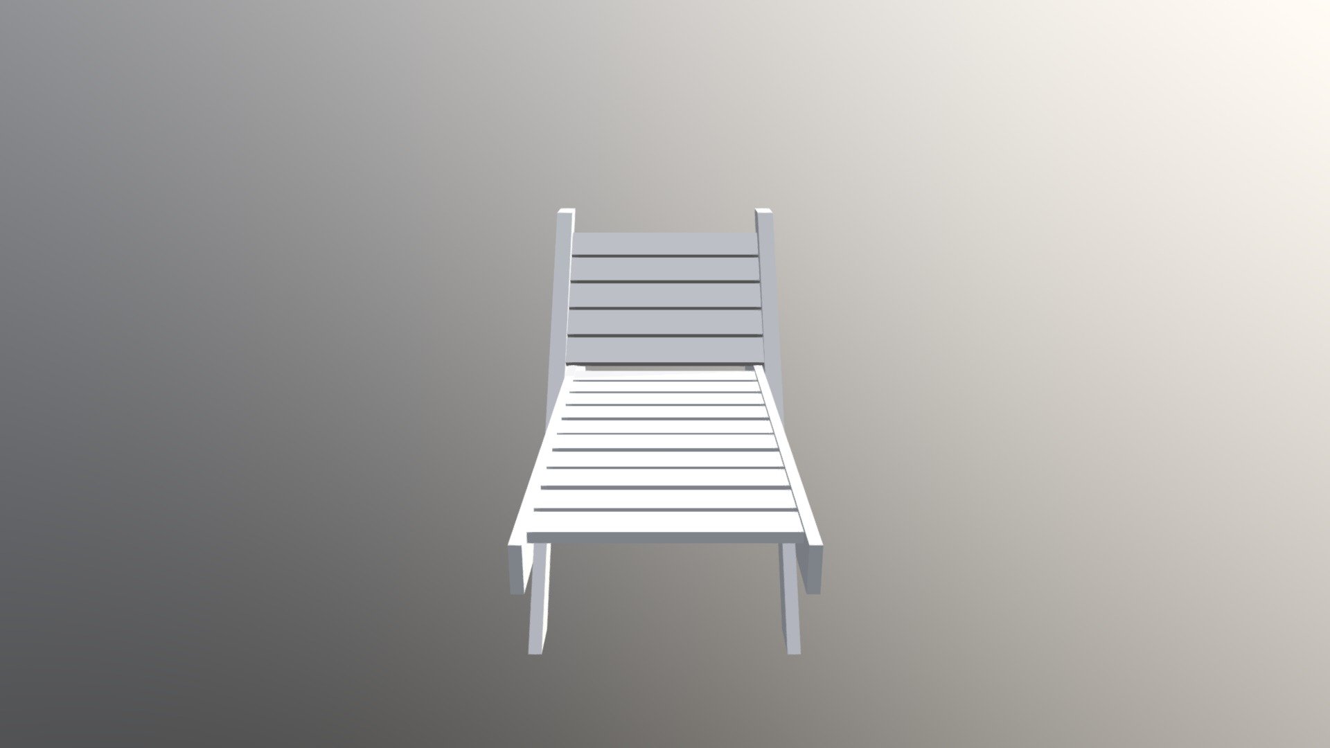 Beach Chair One - 3D model by mercadod94 [dcadbf5] - Sketchfab