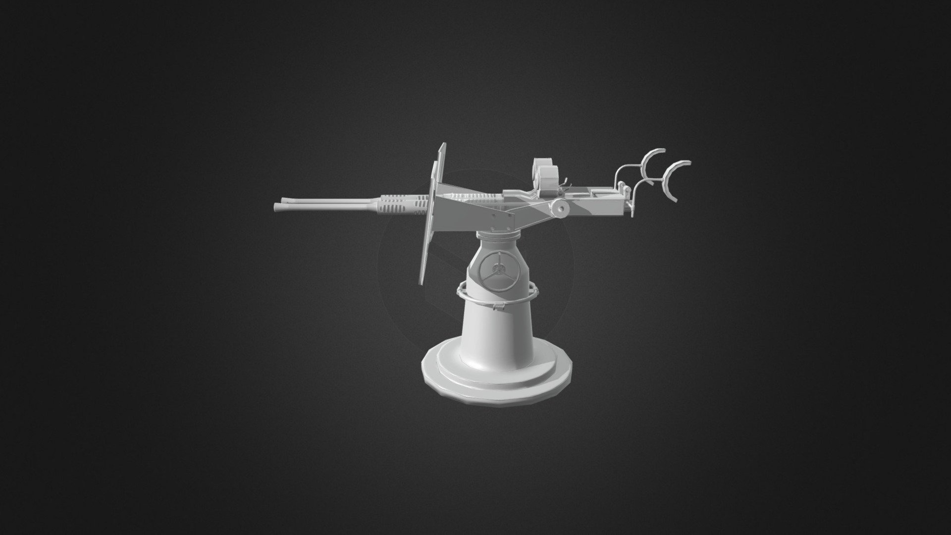 Naval Turret low poly - Download Free 3D model by MikaGeebelen [dcadf92 ...