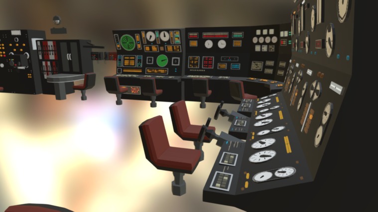 Command Room - Machines with materials - 3D model by Doc_Blender ...