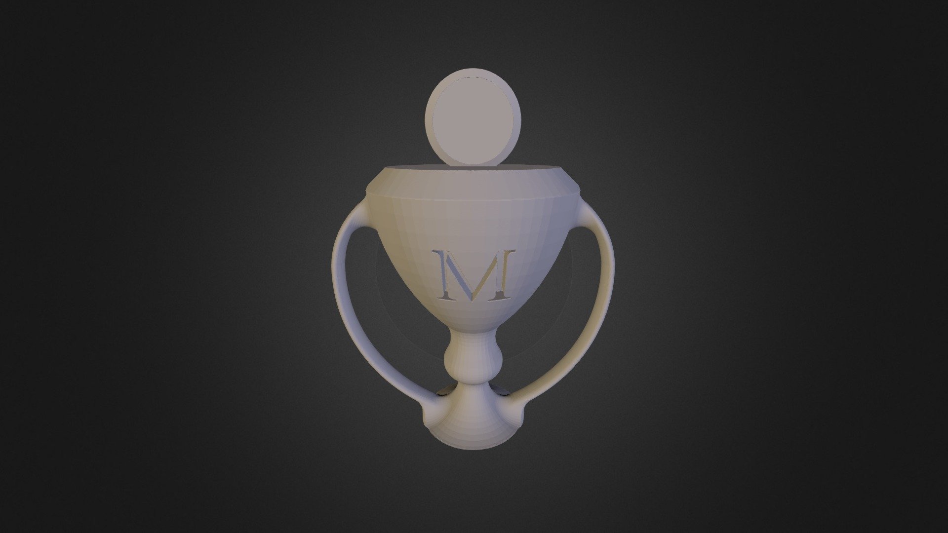 Frisbee Trophy D - 3D model by ScanmasterFlash [dcafeb1] - Sketchfab