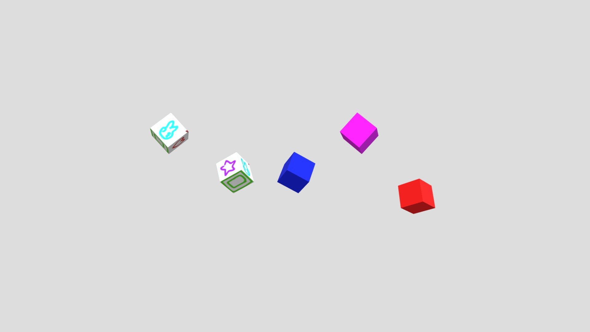 Test_5cubes - Download Free 3D model by ymd41 [dcb0e81] - Sketchfab