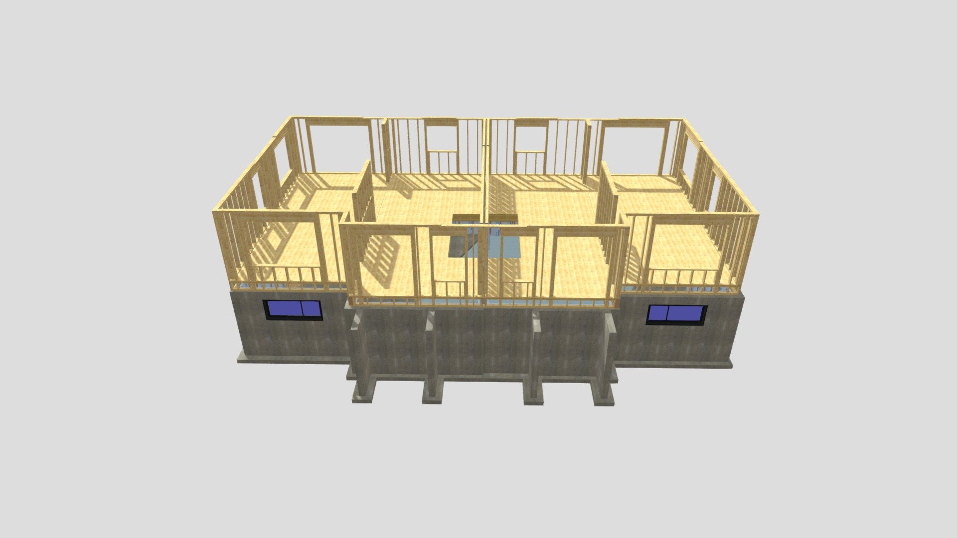 Basement floor 1er - 3D model by H3ll4Flush [dcb7381] - Sketchfab