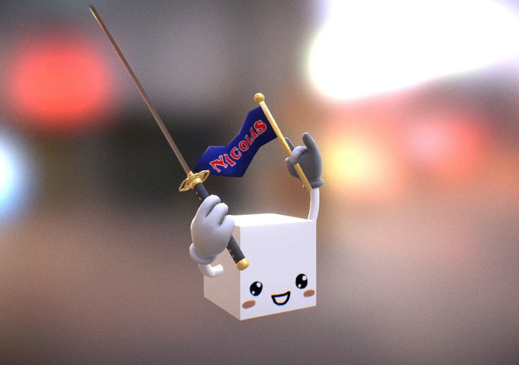 Tofu-chan - 3D model by tobyfredson [dcb7942] - Sketchfab