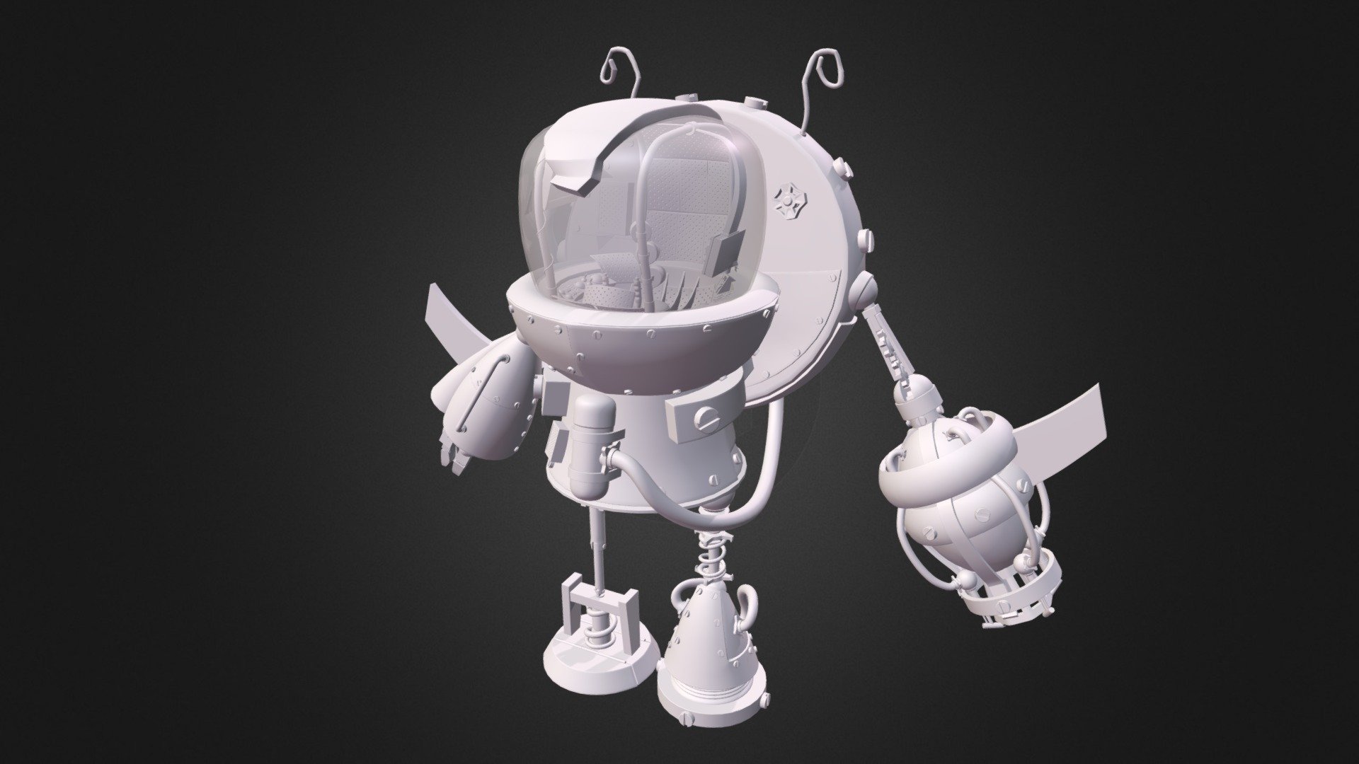 Inva Scrap Robot 3 - 3D model by Ralph McCoy (@designralphmccoy ...