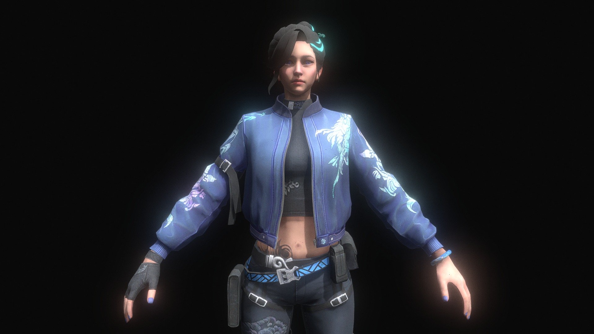 Female character ran | bloodstrike - 3D model by TopNotch Assets ...