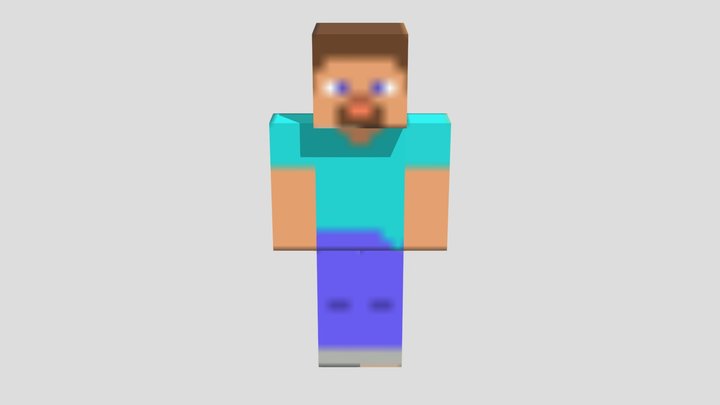 Minecraft-steve 3D models - Sketchfab