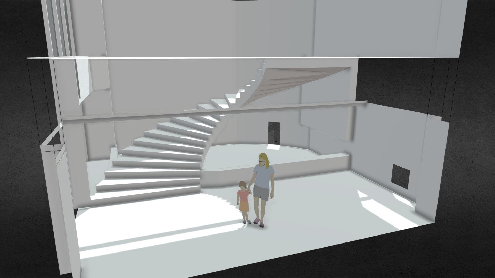 Scara mica - 3D model by BIM GIS Concept (@bimgisconcept) [dcbad1f ...