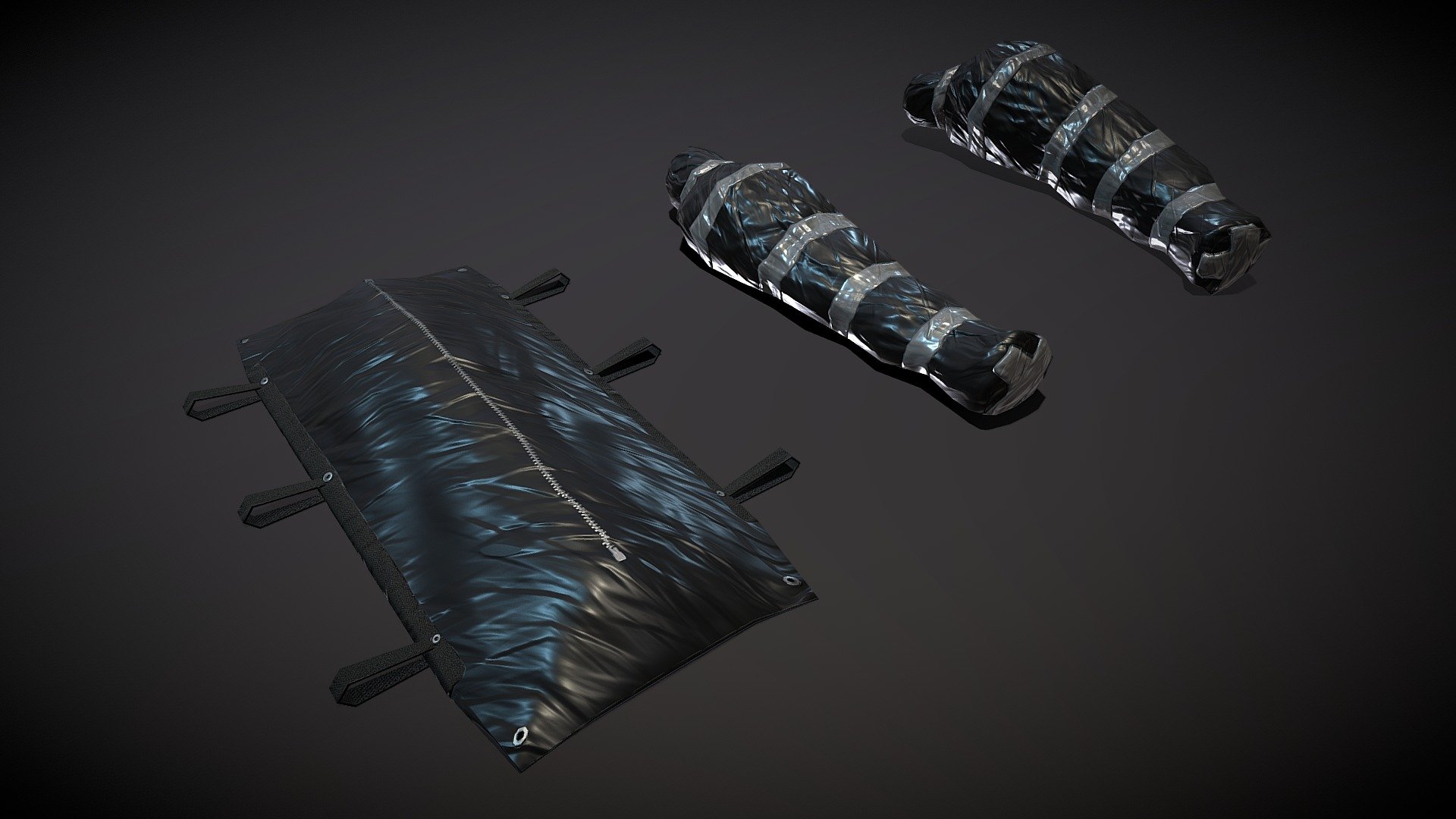 Packaged Corpse, Body Bag (lowpoly) - Buy Royalty Free 3D model by ...