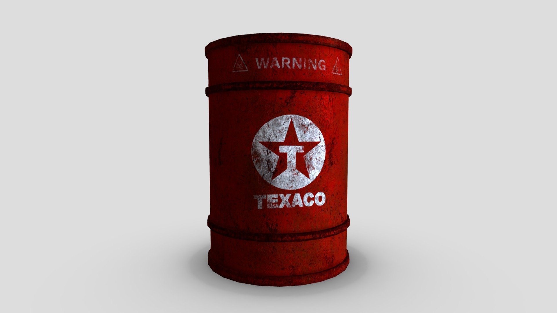 Rust Texaco Barrel - Download Free 3D model by Nicolas Freire ...