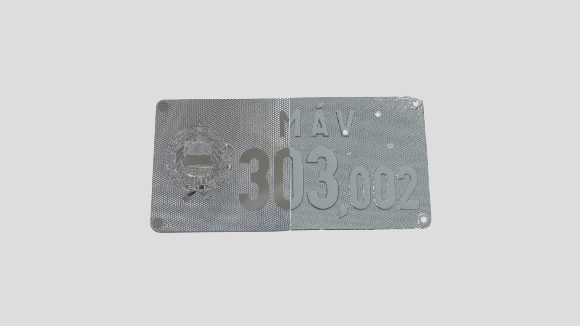 MÁV Ironplate - 3D model by ZenCore 3D Kft. (@zencore3d) [dcbf485 ...