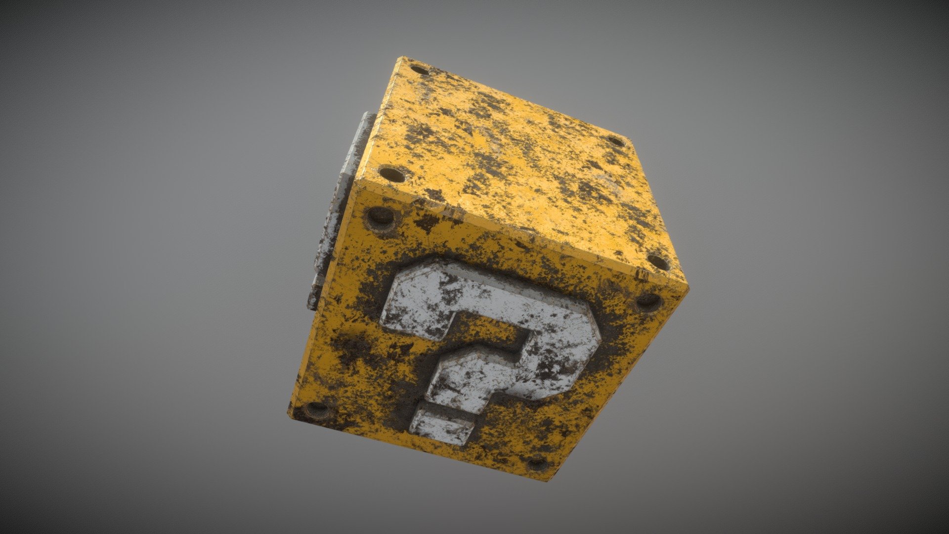 Mario Question Cube (Dystopian Theme) - 3D model by atomik23 [dcbfe49 ...