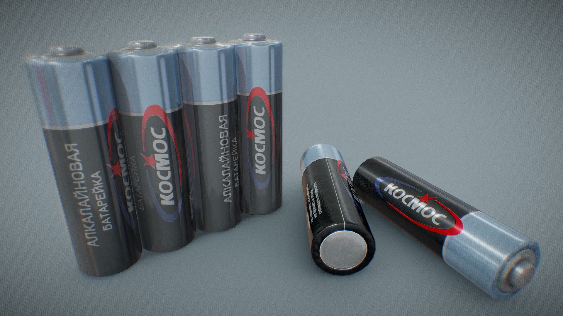 Alkaline Batterys "КОСМОС" - 3D model by Sir Erdees (@sirerdees ...