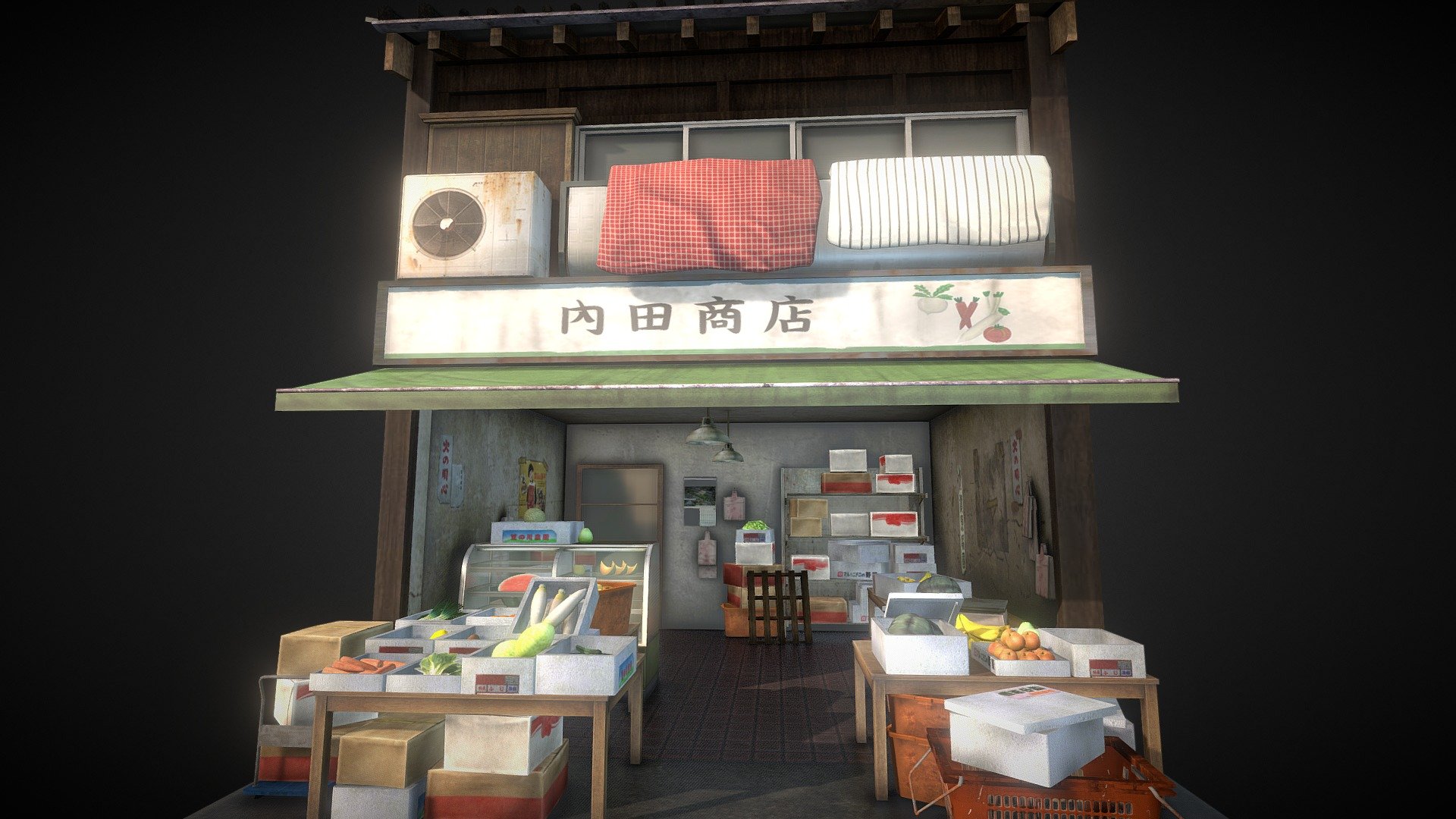Japanese Store 0036 - Buy Royalty Free 3D model by animod [dcc00cd ...
