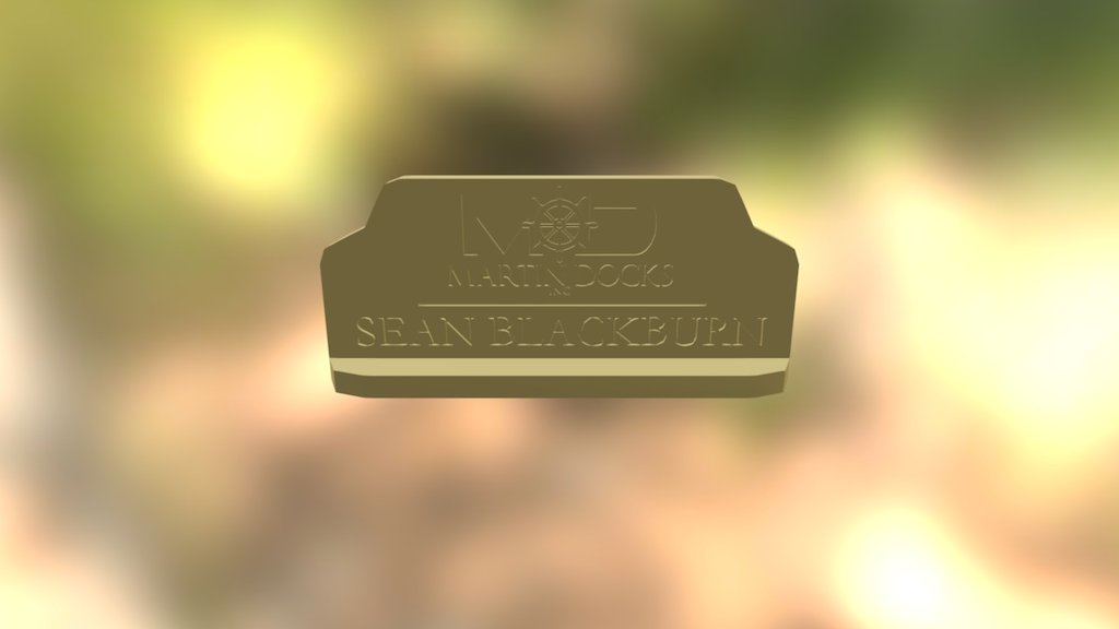 Name Plate Assembly - 3D model by MartinDocksInc [dcc1349] - Sketchfab