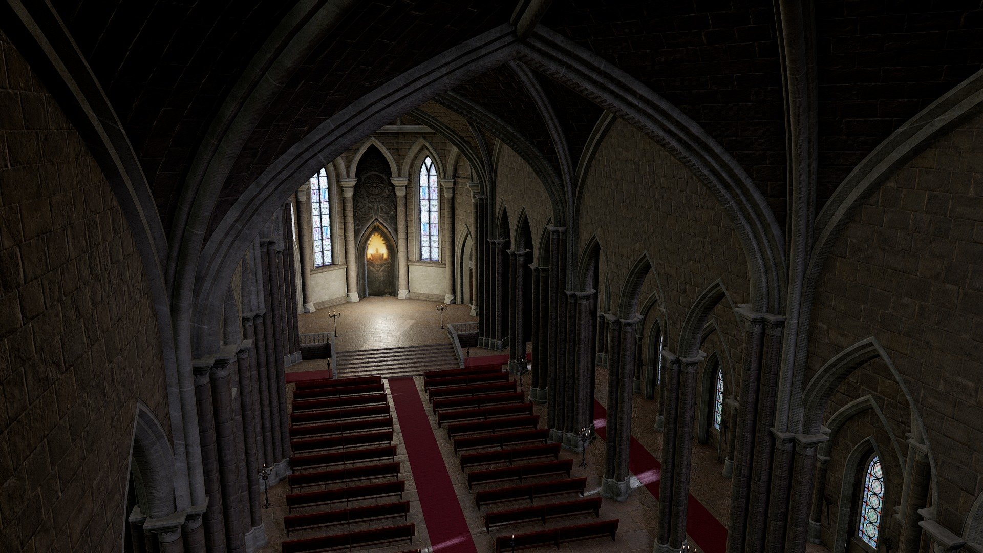 Medieval Church - Buy Royalty Free 3D model by Studio Lab (@studiolab ...