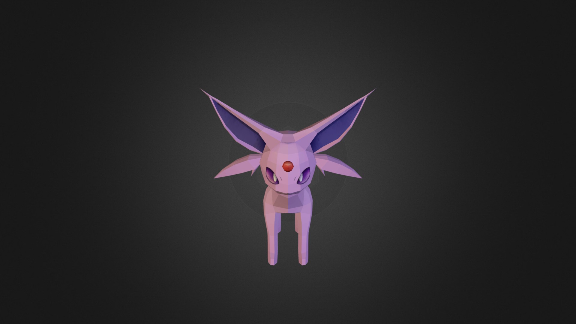 Espeon - 3D model by themidnightmage [dcc1d06] - Sketchfab