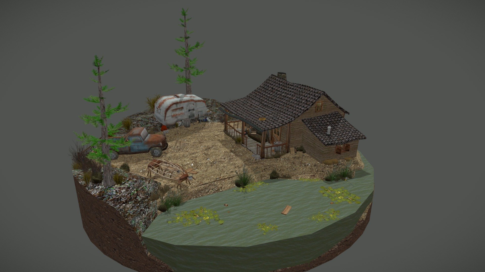 DAE 3D1 - The Forest Loner - Download Free 3D model by Tirne_Saint ...