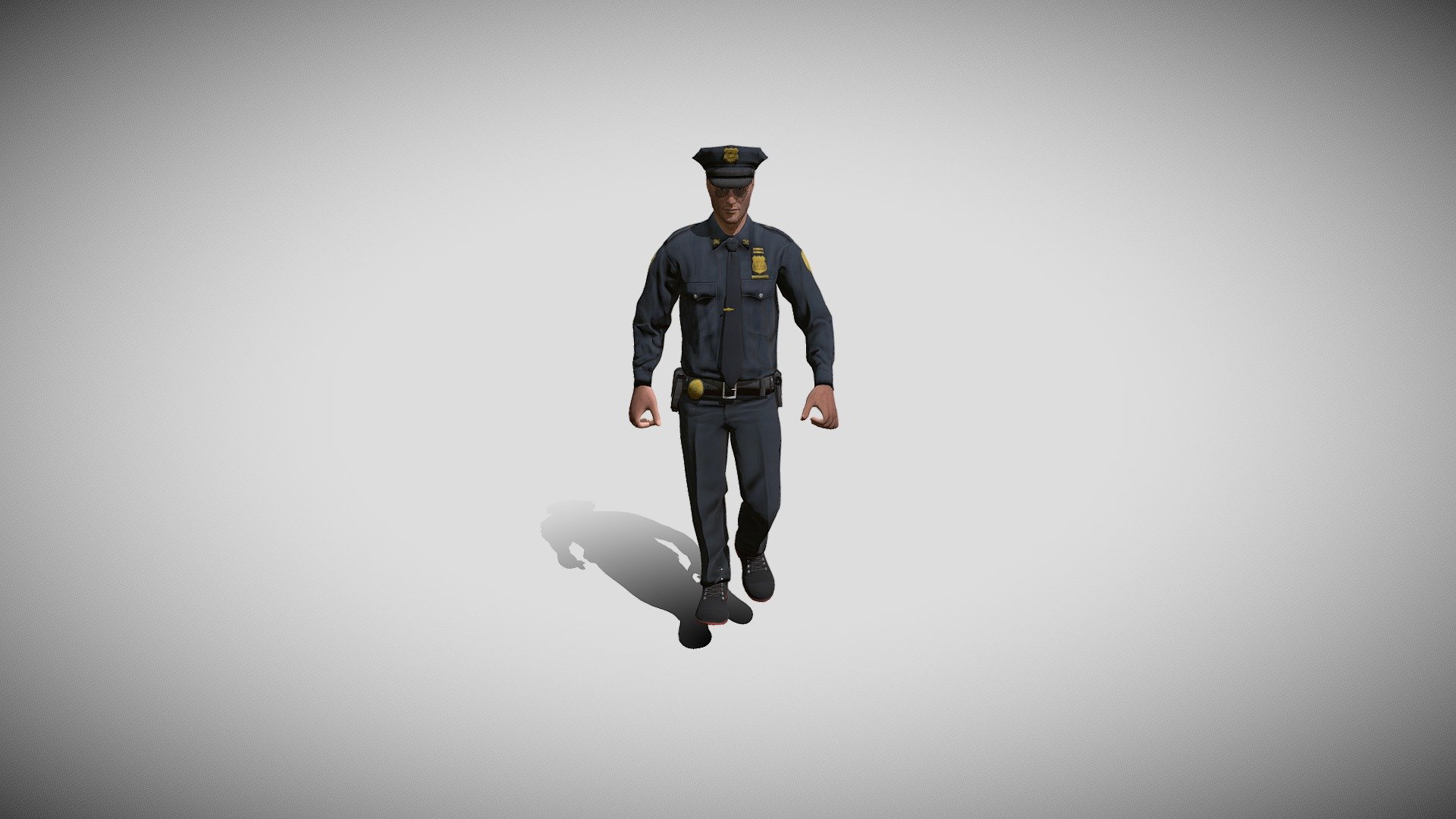 Mall Cop - Animated - Download Free 3D model by tonyflanagan [dcc411c ...