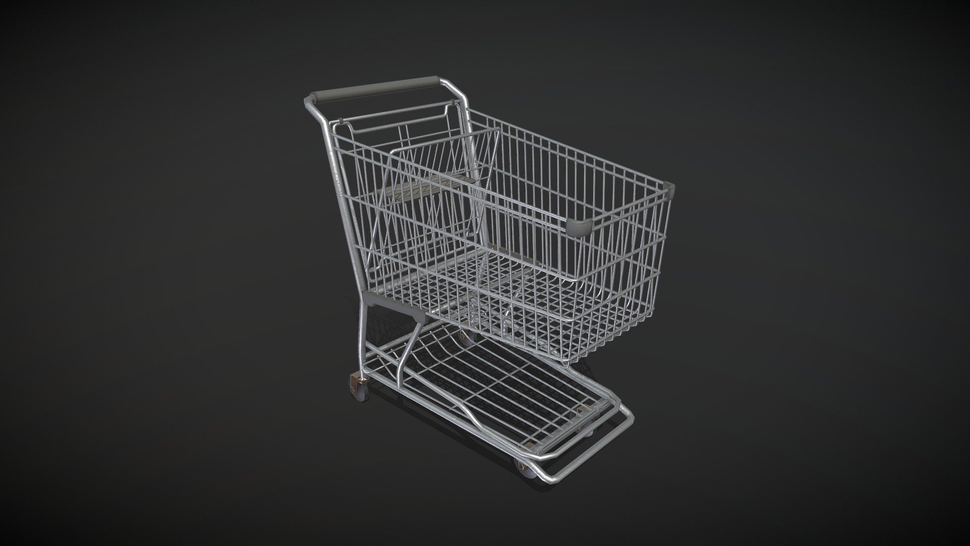 Shopping Cart - Buy Royalty Free 3D model by Gest.lt (@gestLT) [dcc74e5 ...