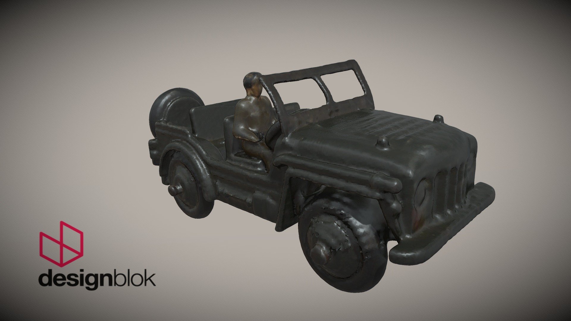 Austin Champ diecast Model Dinky Toy - 3D model by Designblok [dcc9578 ...