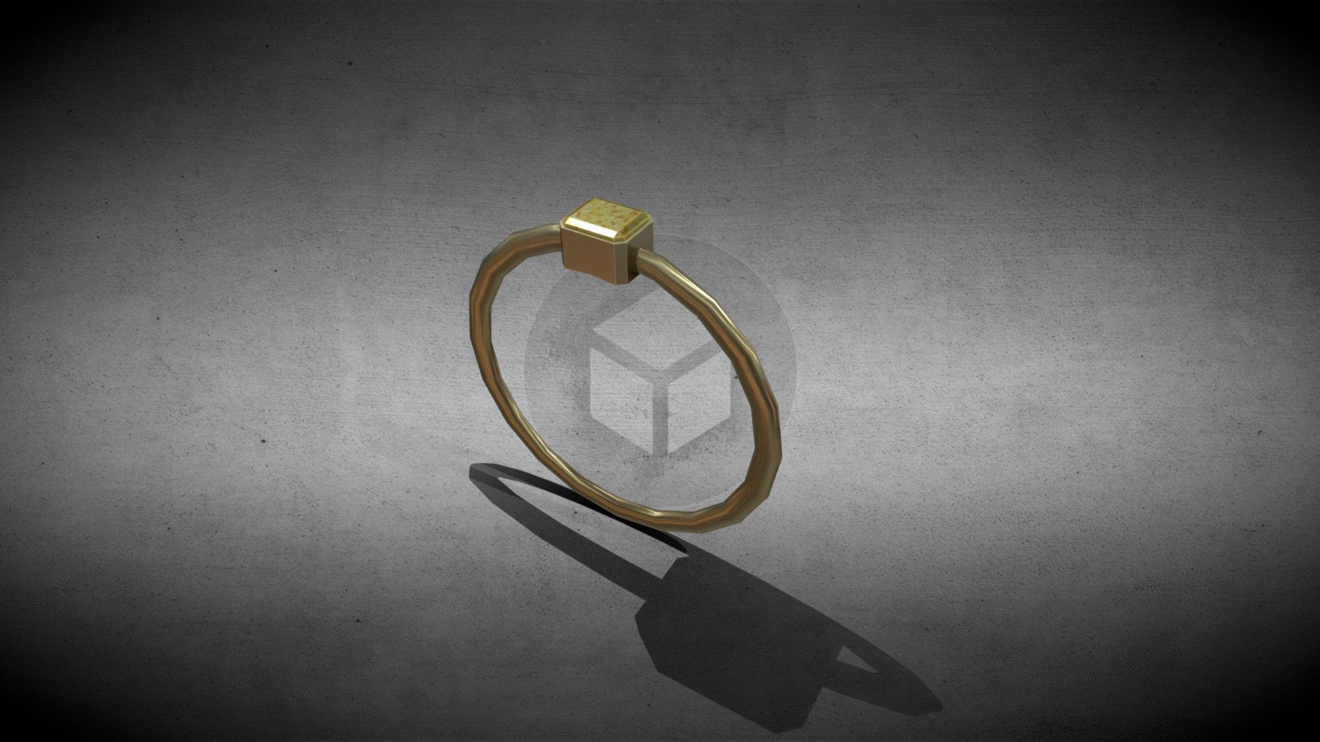 Golden ring - 3D model by Taras (@TarasKhris) [dccb3fa] - Sketchfab