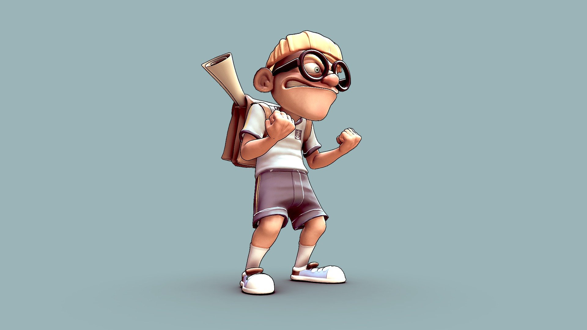 boy in the school - Buy Royalty Free 3D model by antonio gordillo in ...