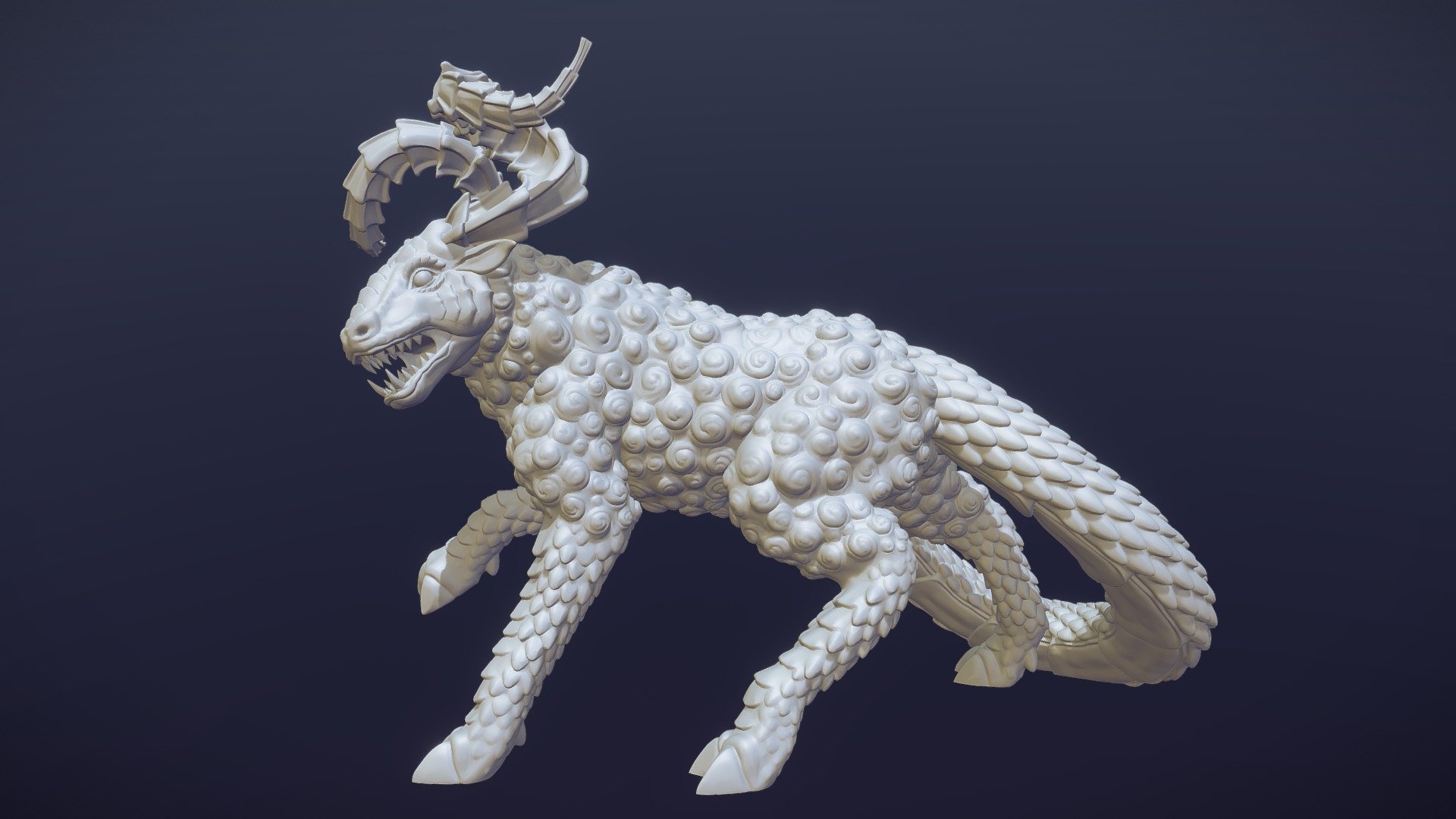 Sheep Beast - Buy Royalty Free 3D model by ziodynes098 [dcce28e ...