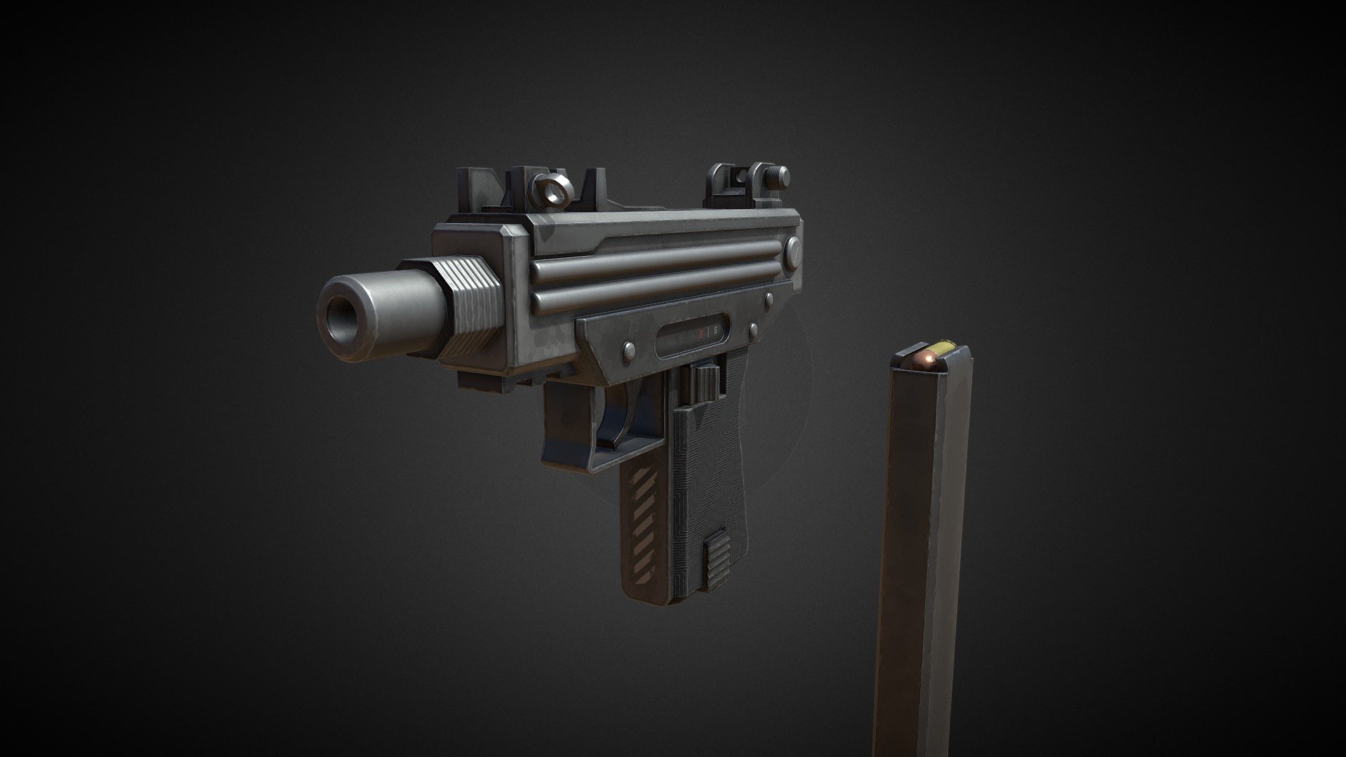 Micro Uzi Stylized - 3D model by simun.dev [dcce96e] - Sketchfab