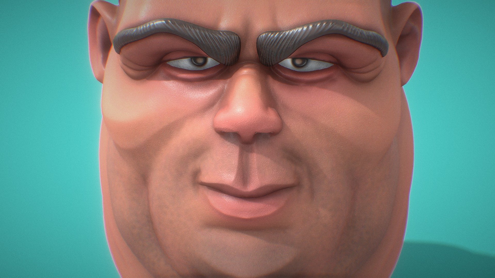 smiling man - Buy Royalty Free 3D model by HASSAN ZAYED (@abumoaaz3d ...