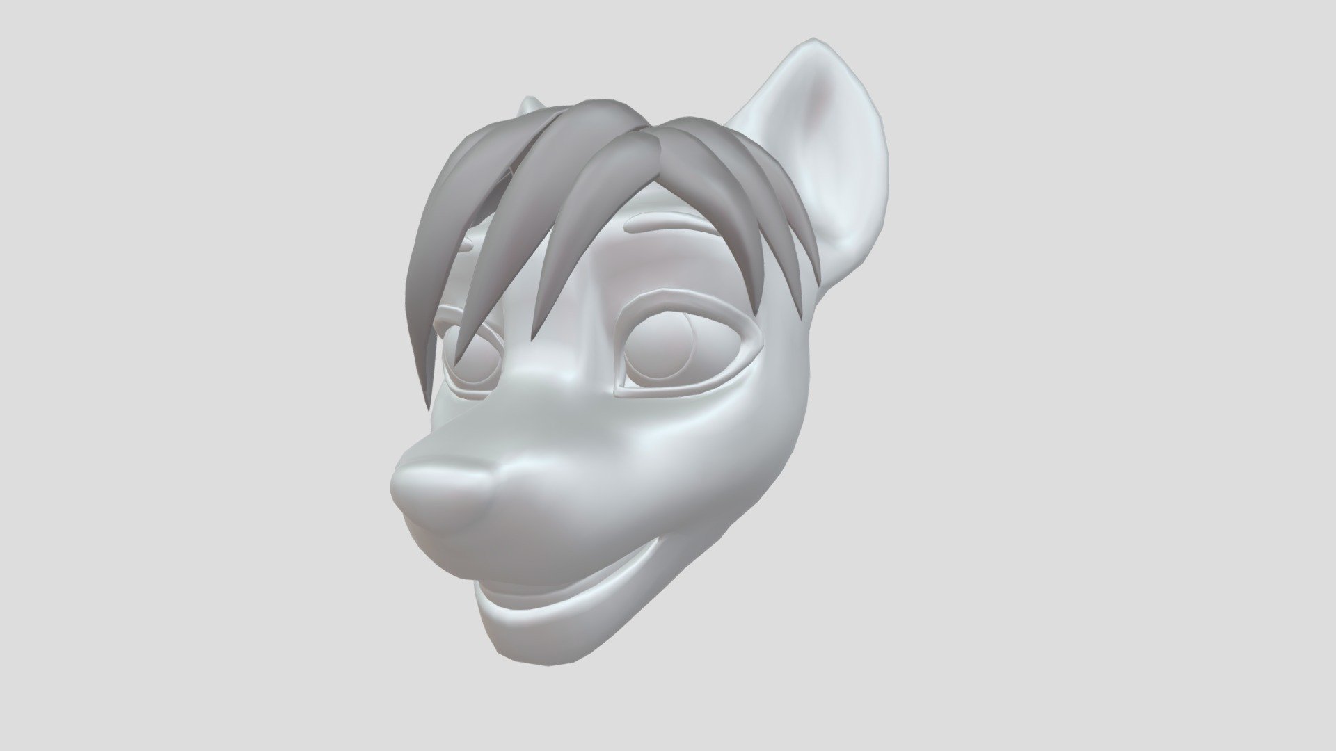 Furry Head - Download Free 3D model by tiptiptip [dcd128f] - Sketchfab