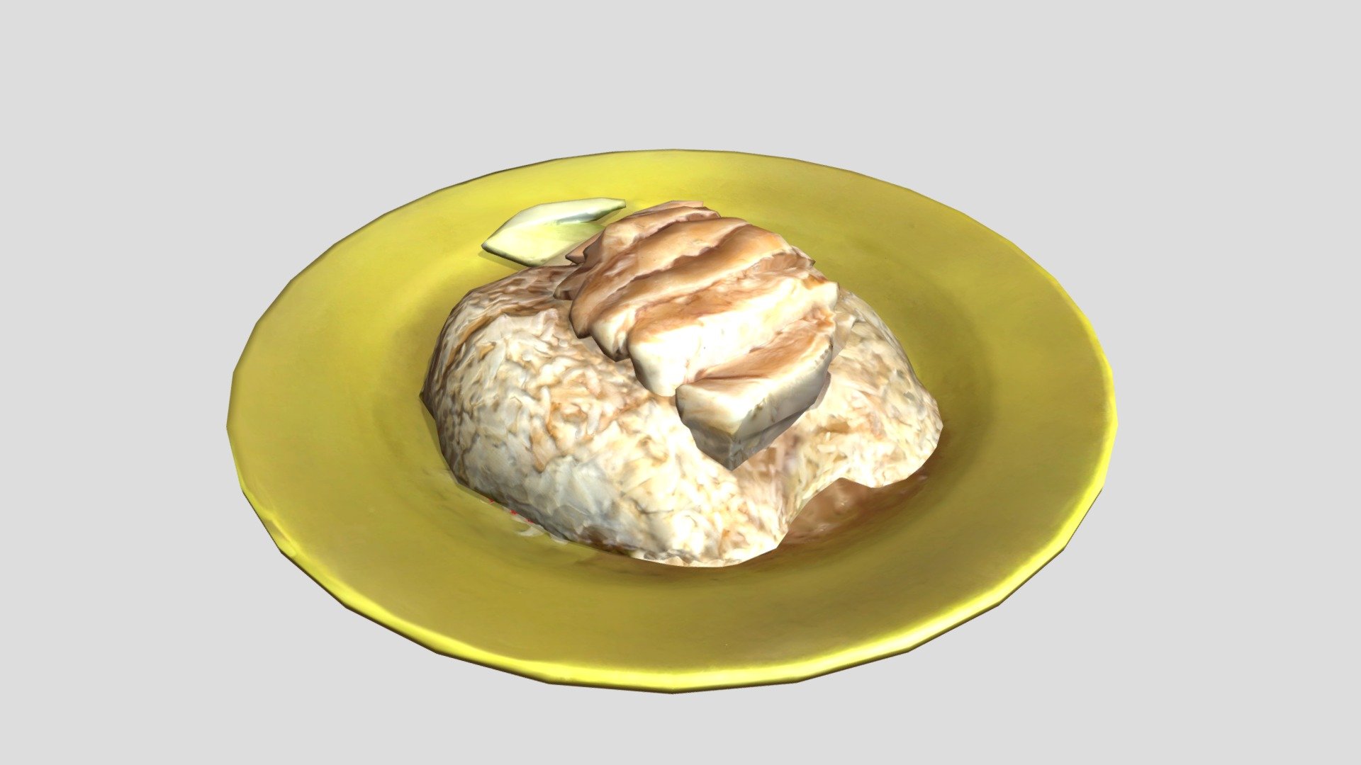 Chicken Rice - 3D model by STB-TC [dcd2084] - Sketchfab