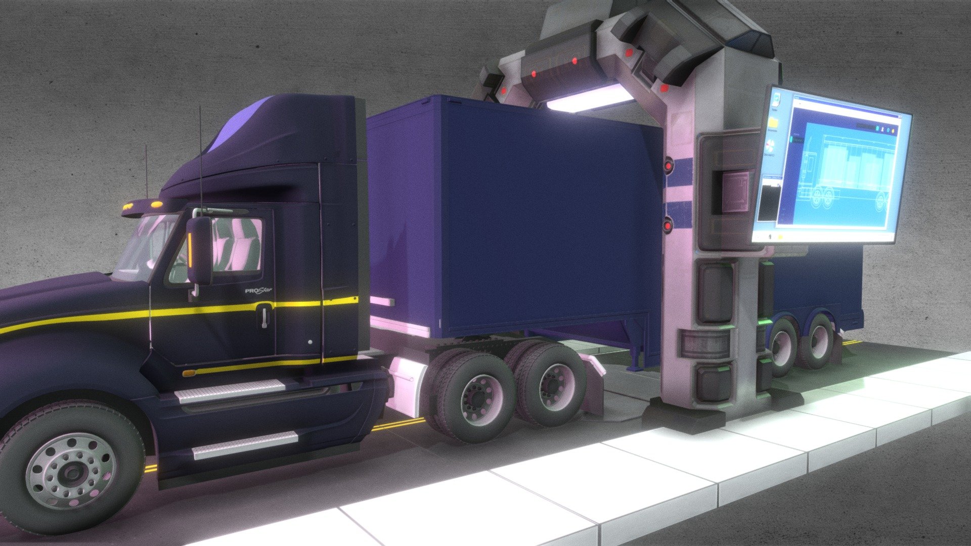 Cargo Scanning and Validation - 3D model by Virtual (@cncivirtual2 ...