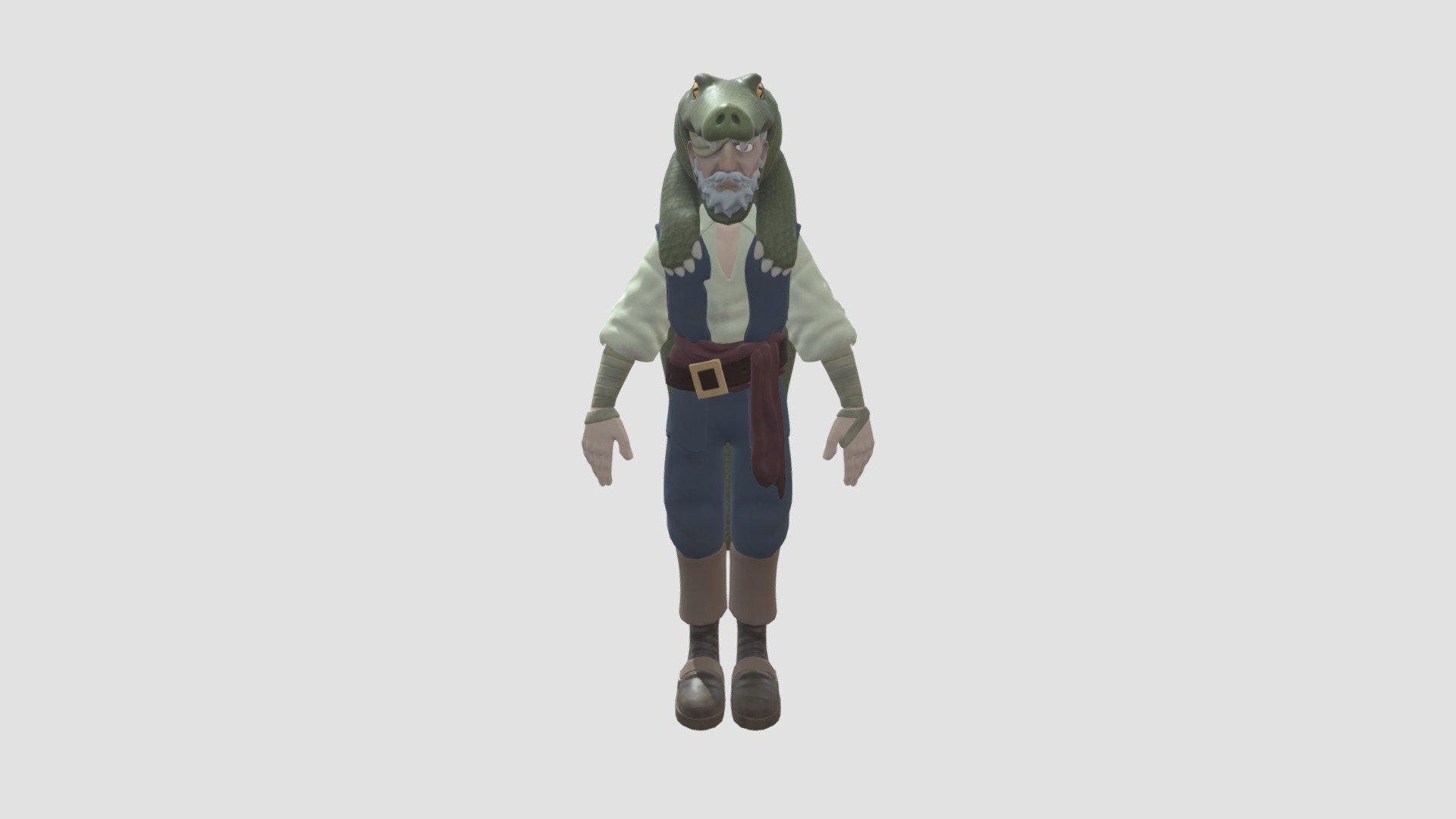 Swamp Pirate - 3D model by snoozyy [dcd478f] - Sketchfab