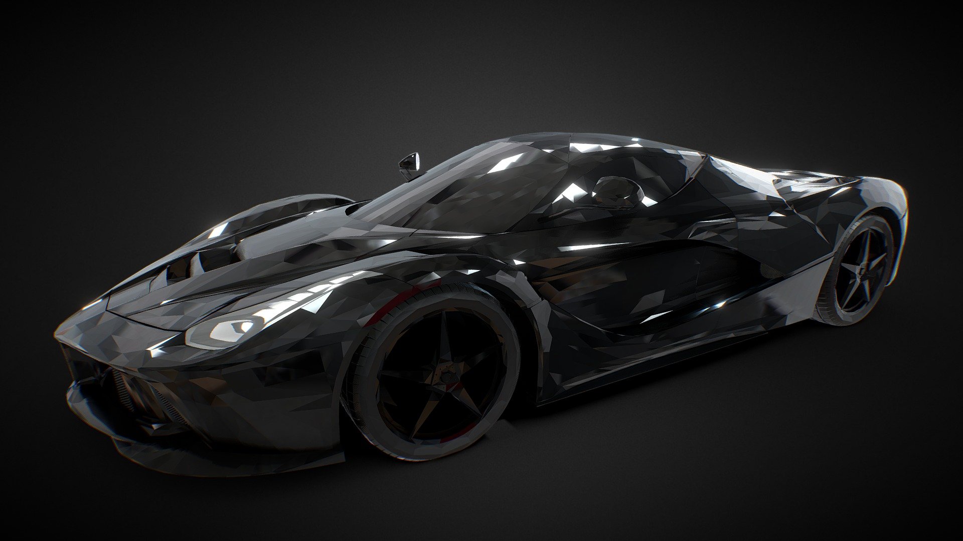 La Ferrari 2013 CRYSTAL - 3D model by Ciasny [dcd4ada] - Sketchfab