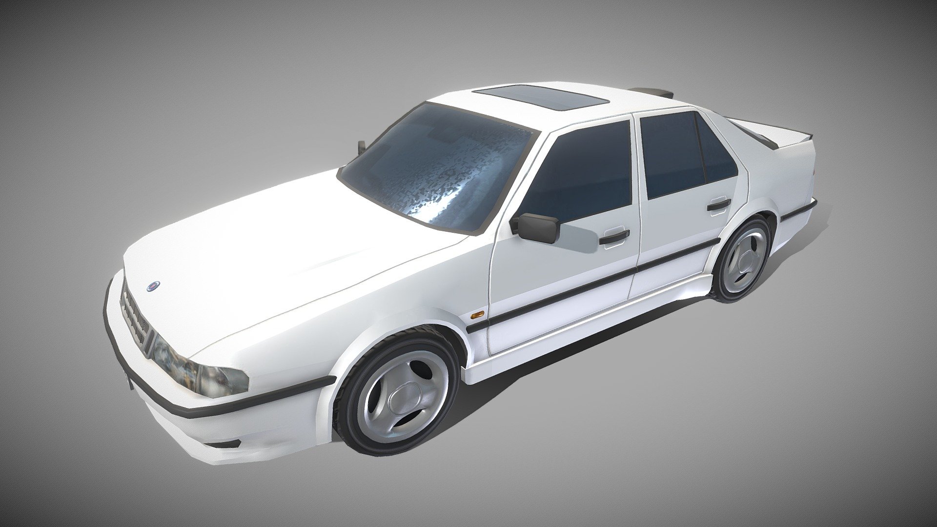 ELVIS SAAB 9000 Aero - 3D model by ELVIS0529 (@studioelvis2016 ...