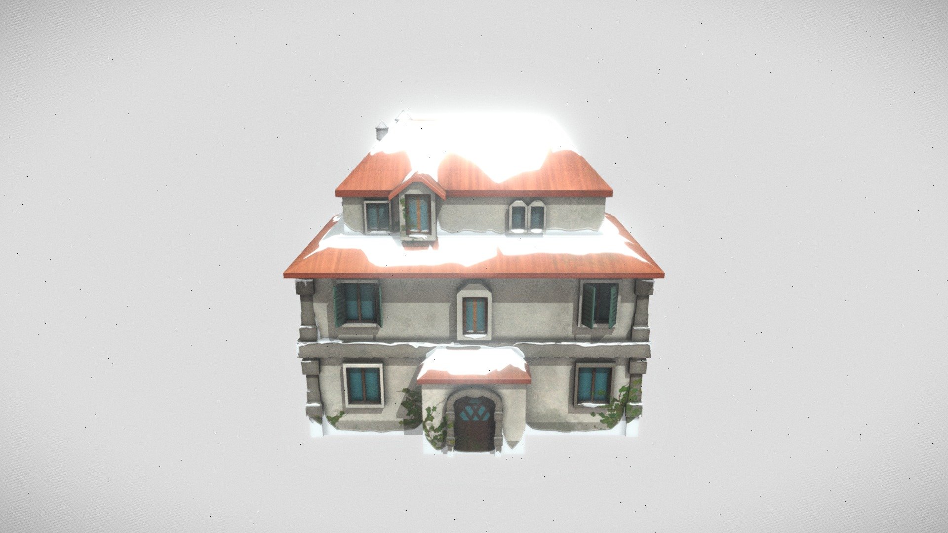 Stylized Snow House Practice 1 - 3D model by Pawaran Valentine ...