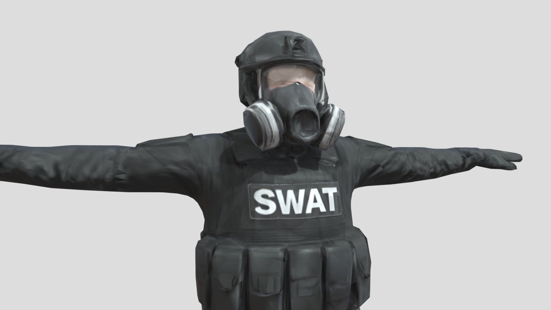 low poly swat soldier - 3D model by Am I dead? (@eqisX) [dcda84f ...