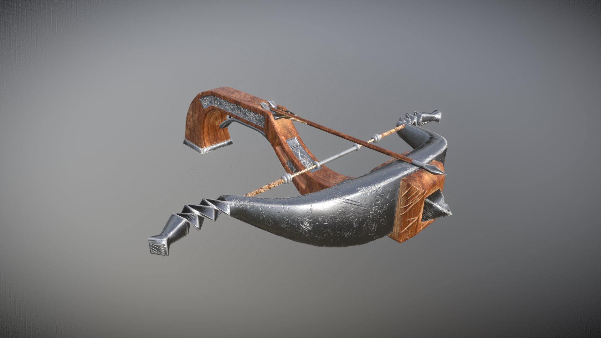 Game Art Crossbow - 3D model by arciaga [dcdbc85] - Sketchfab