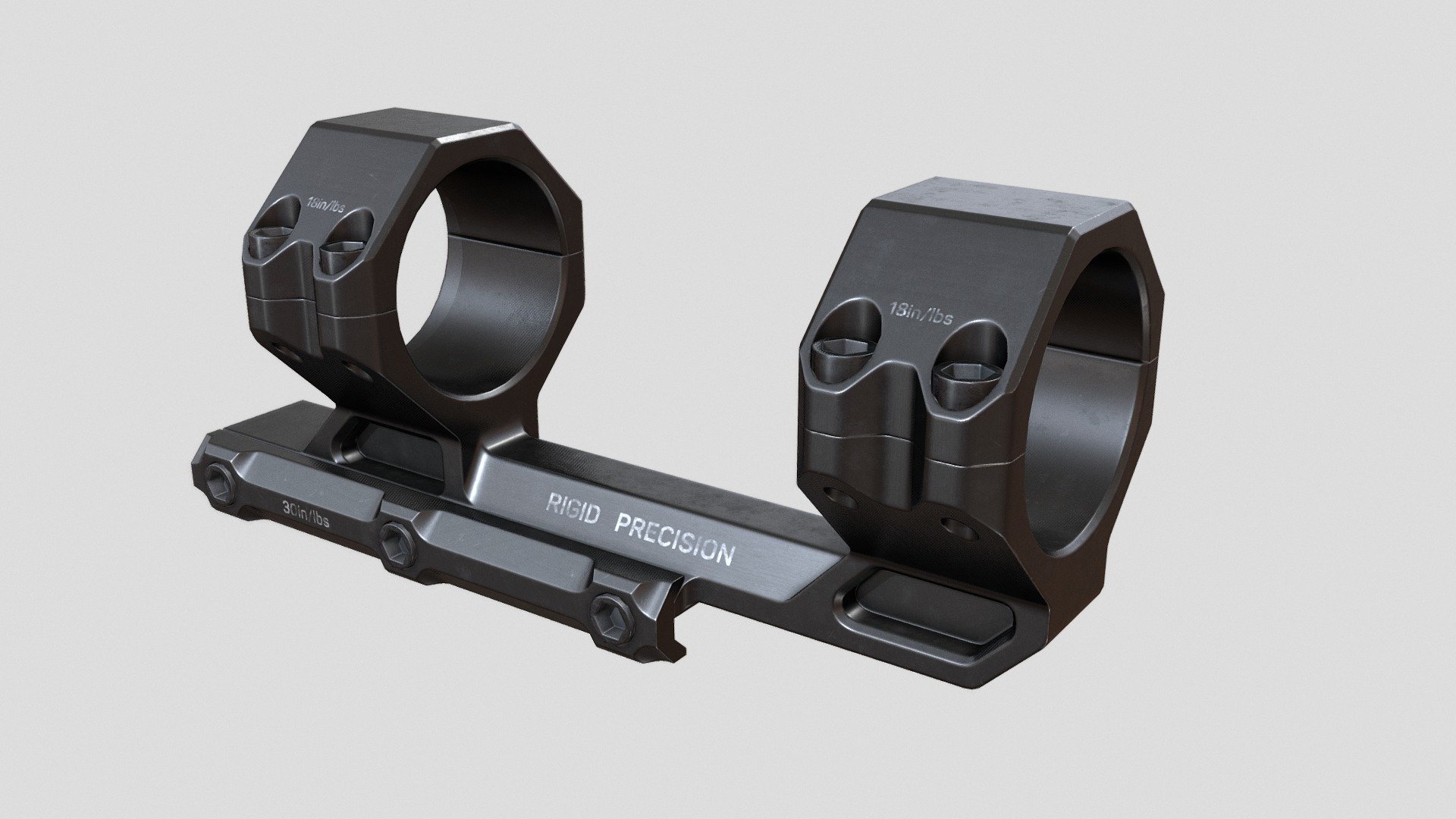 Arken Optics Rigid Precision 34mm Scope Mount - Download Free 3D model ...